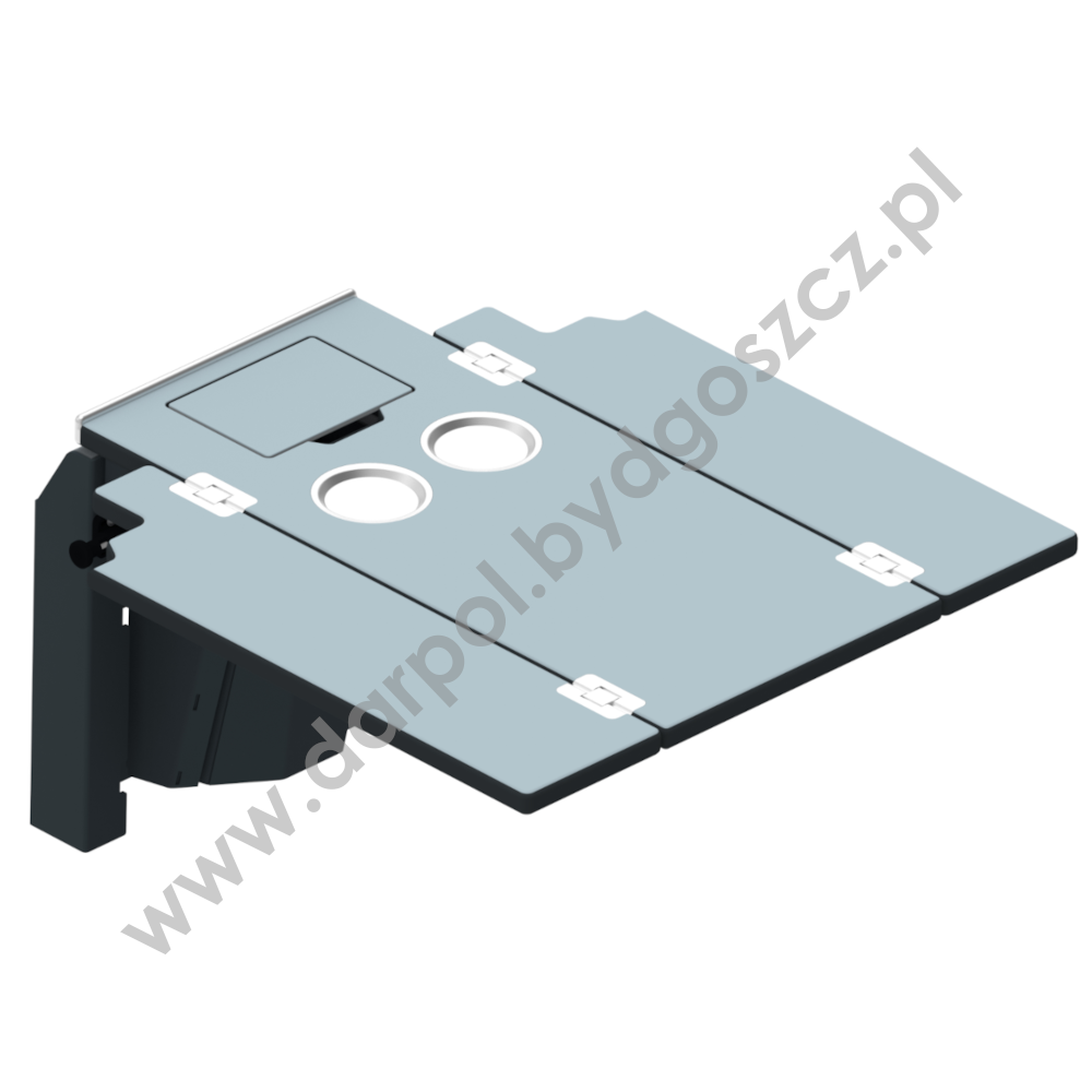 Folding table for people in a wheelchair with trush bin, 2nd class DL ...